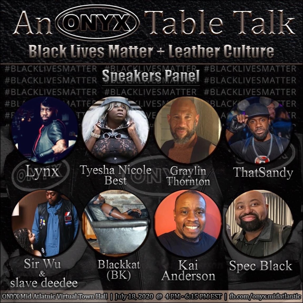An ONYX Table Talk: BLM + Leather Culture – ONYX MID-ATLANTIC
